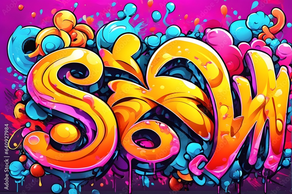 Cartoon Graffiti Wallpaper, Cartoon Graffiti Background, Cartoon ...