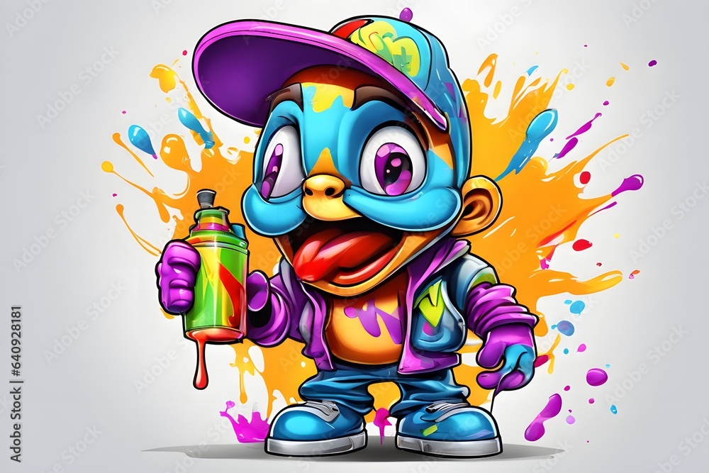 Cartoon Graffiti Wallpaper, Cartoon Graffiti Background, Cartoon ...