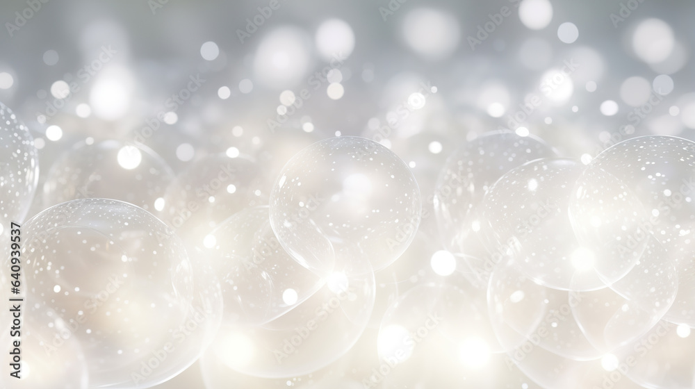 Seamless abstract white bokeh blur background texture transparent ...