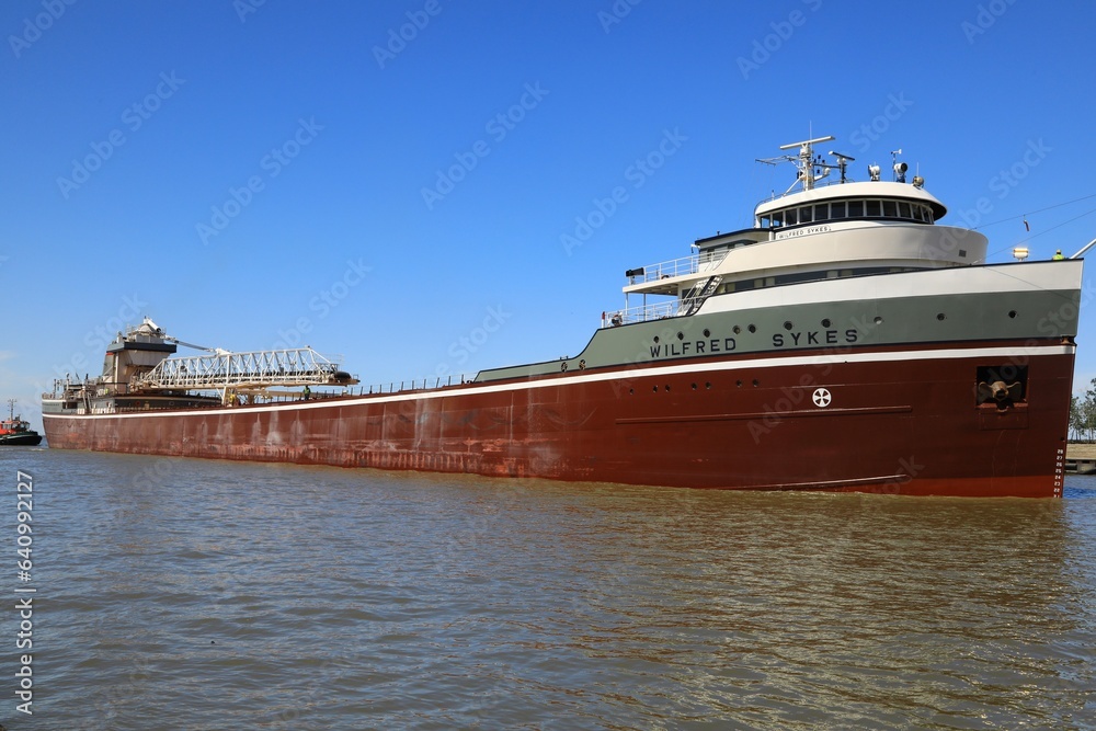 Built in 1950, the nautical vessel M/V Wilford Sykes is a diesel ...