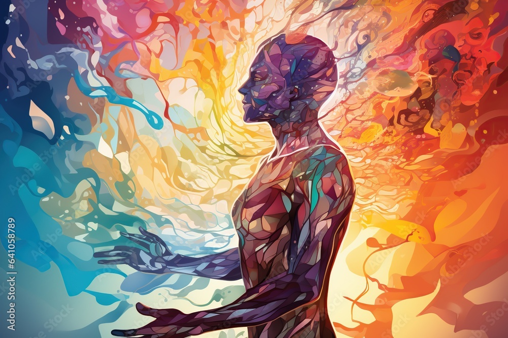 Amazing Transformations showcased in a dynamic artwork. Metamorphosing ...