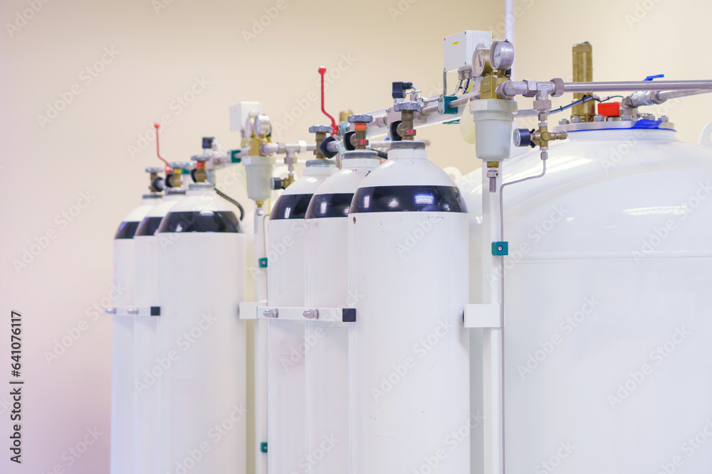 Oxygen for control the volume and pressure for give oxygen to the ...