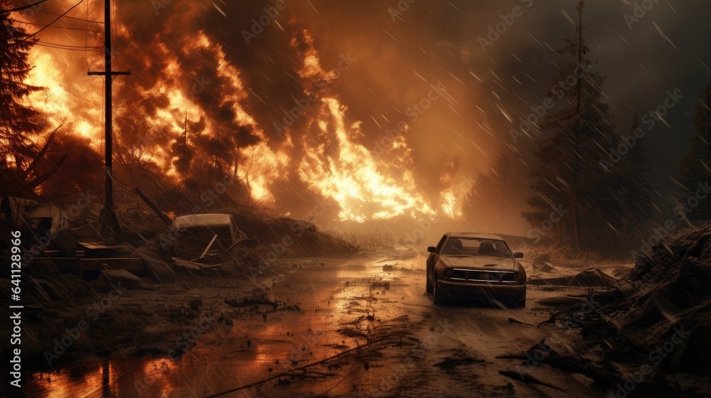 impacts of climate change by extreme weather events, such as floods ...