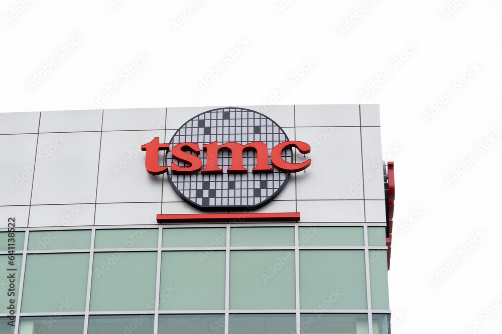 TSMC North America headquarters in San Jose, California, USA on June 10 ...