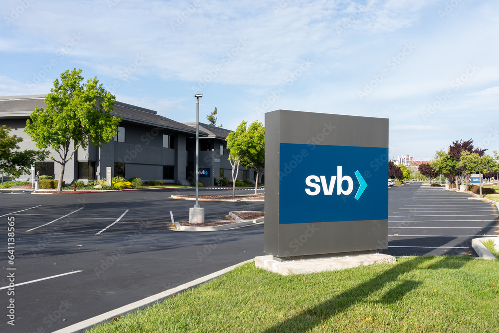 Silicon Valley Bank (SVB) office in Santa Clara, California, USA - June ...