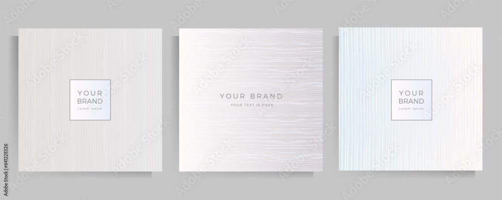 Abstract elegant background in pastel gray color. Cover design for menu ...