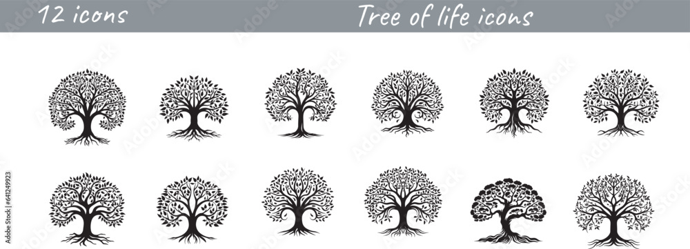 Tree of life Svg Bundle, Tree of life Clipart, Tree of life Svg cut ...