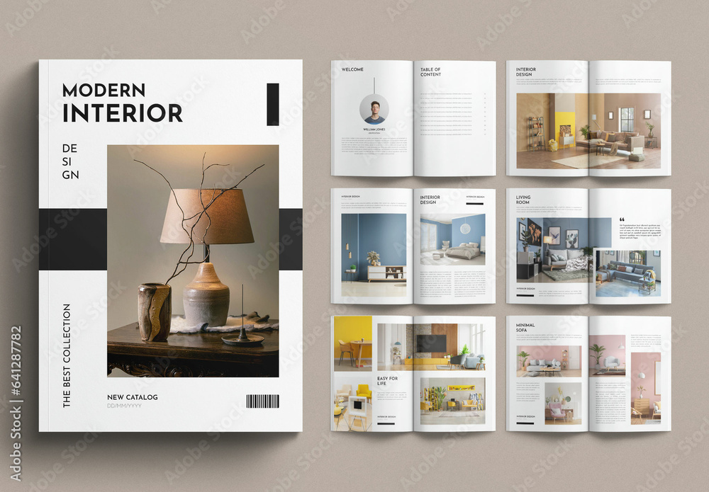 Interior Design Template Stock Template | Adobe Stock