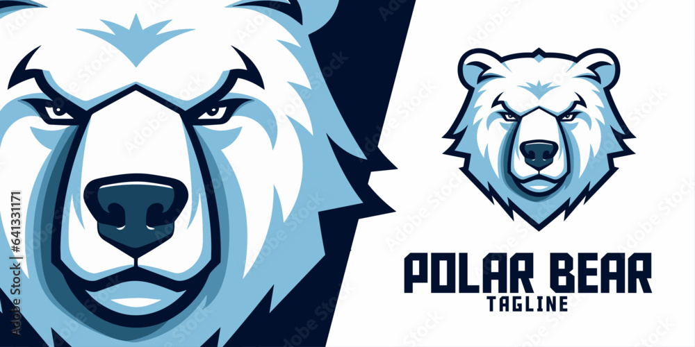 Polar Bear Logo Icon: Forge a polar bear logo icon that represents the ...
