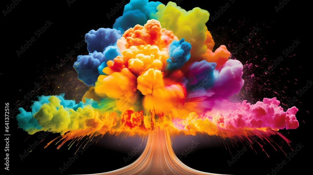 Foto de . This artwork merges the intense visual impact of a nuclear ...