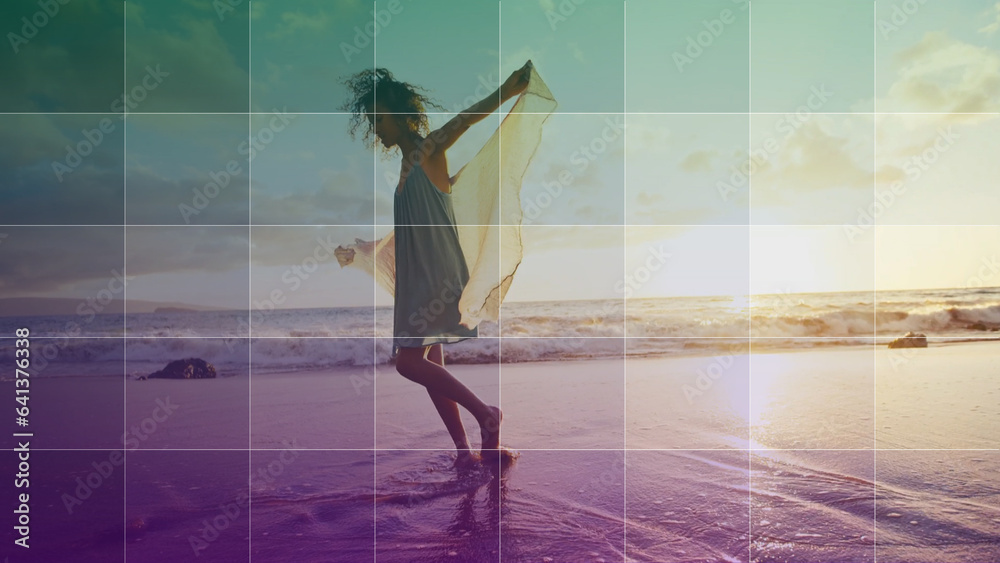 Modern Grid Transitions Stock Template | Adobe Stock