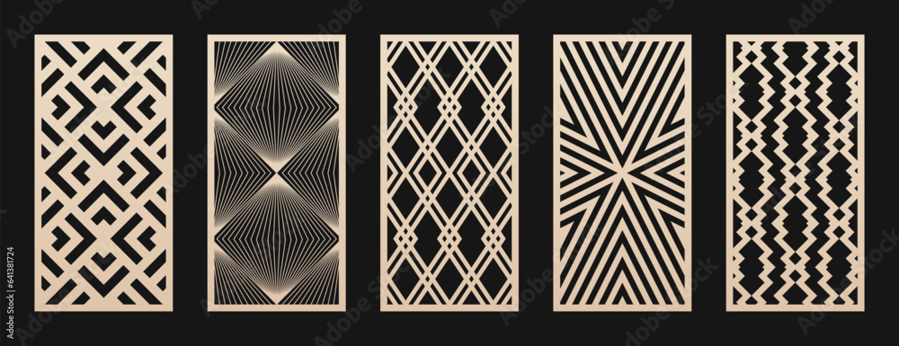 Póster Laser cut patterns – Cuadro para Pared | Posters.es