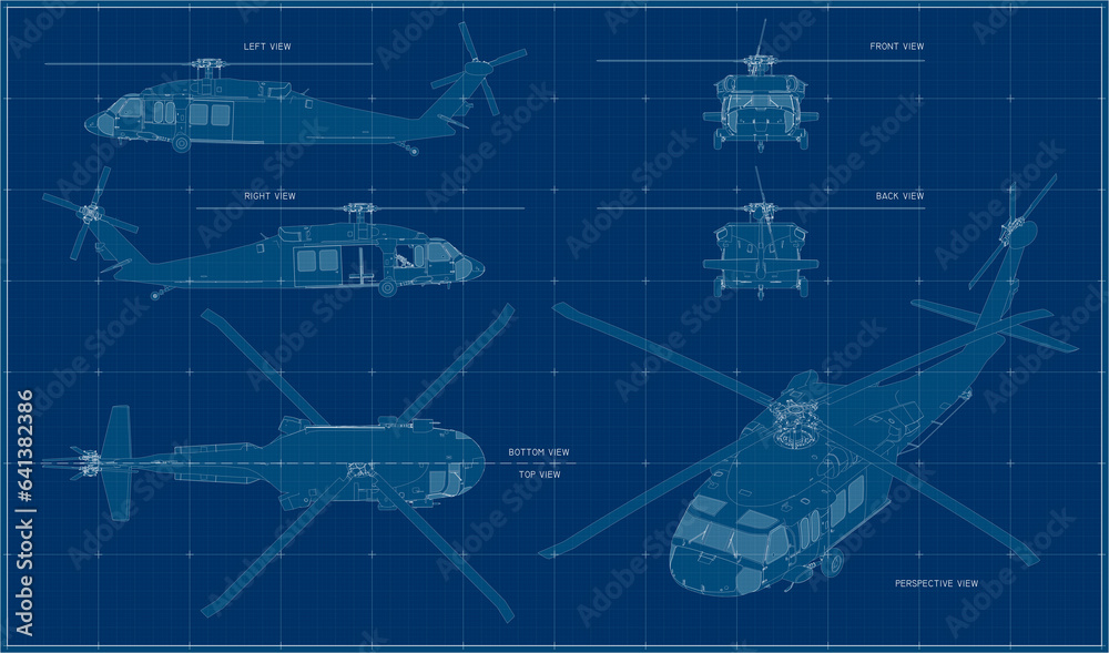 Medium-lift utility military helicopter. Helicopter us army. Multi ...
