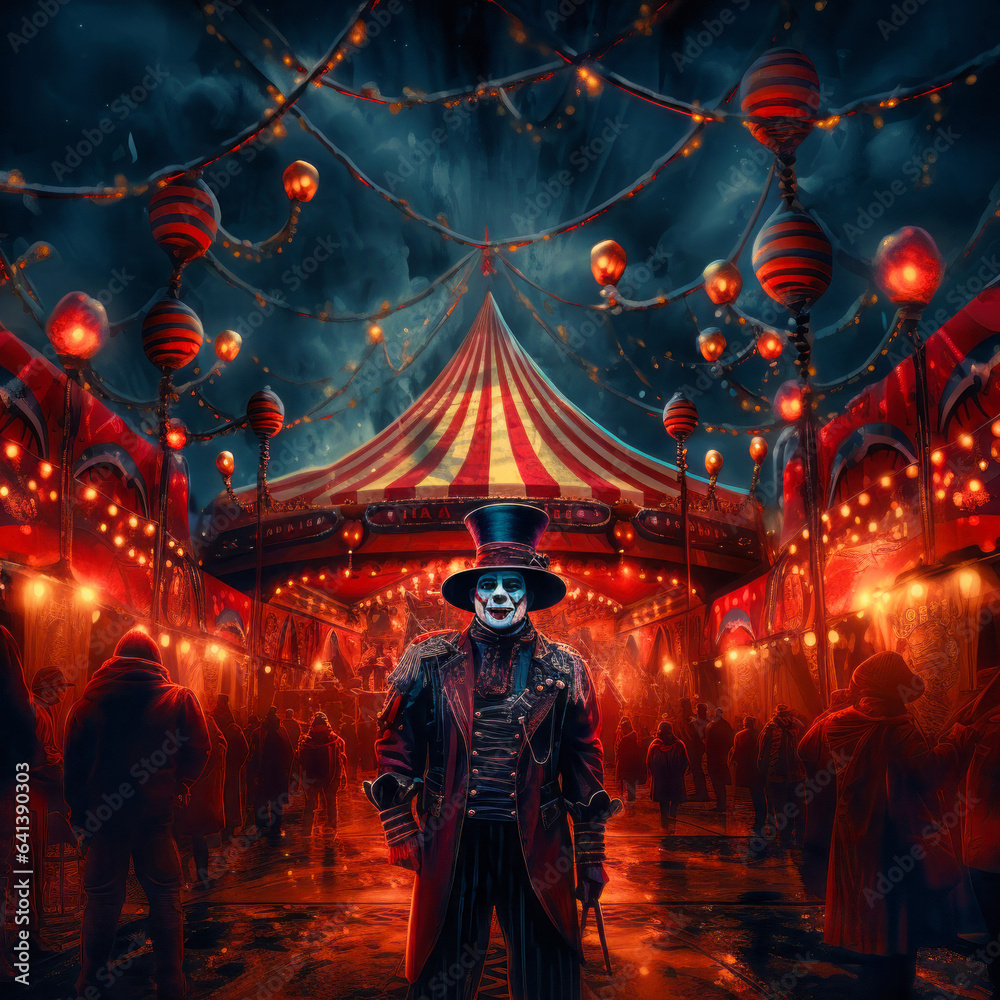 Enigmatic world of the Sinister Ringmaster. Behind the mask lies a tale ...