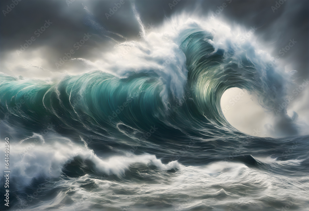 rip current. The high and violent sea waves. Capturing the Majesty of ...