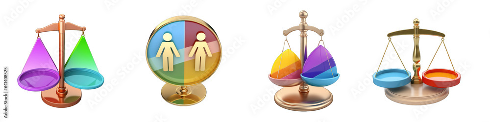 Equality clipart collection, vector, icons isolated on transparent ...