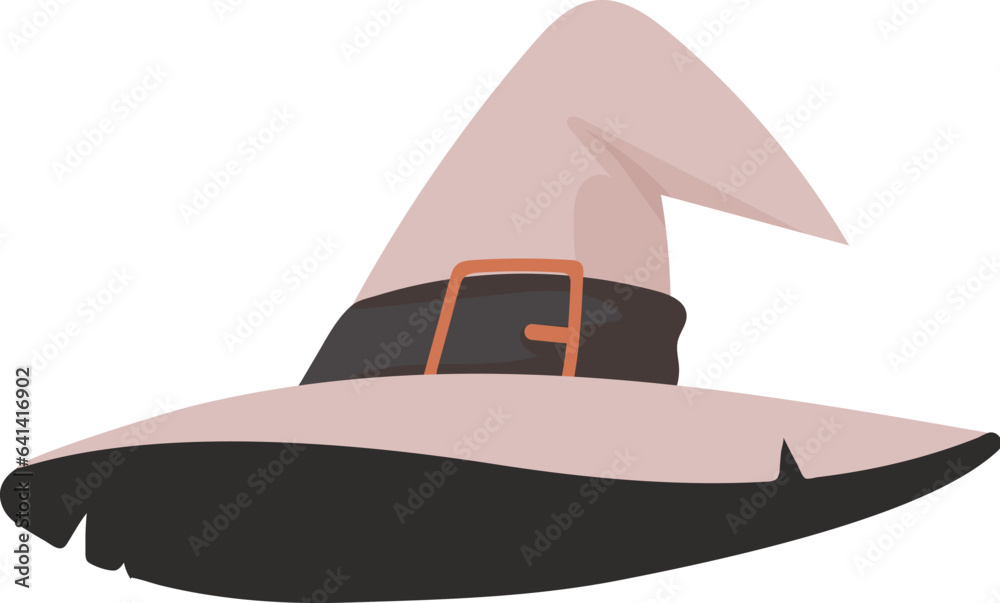 A big, sharp hat that witches put on their heads. Halloween hat that ...