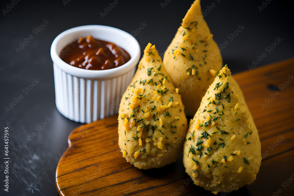 Delicious snacks from a snack bar, snacks from a bar that are tasty on ...