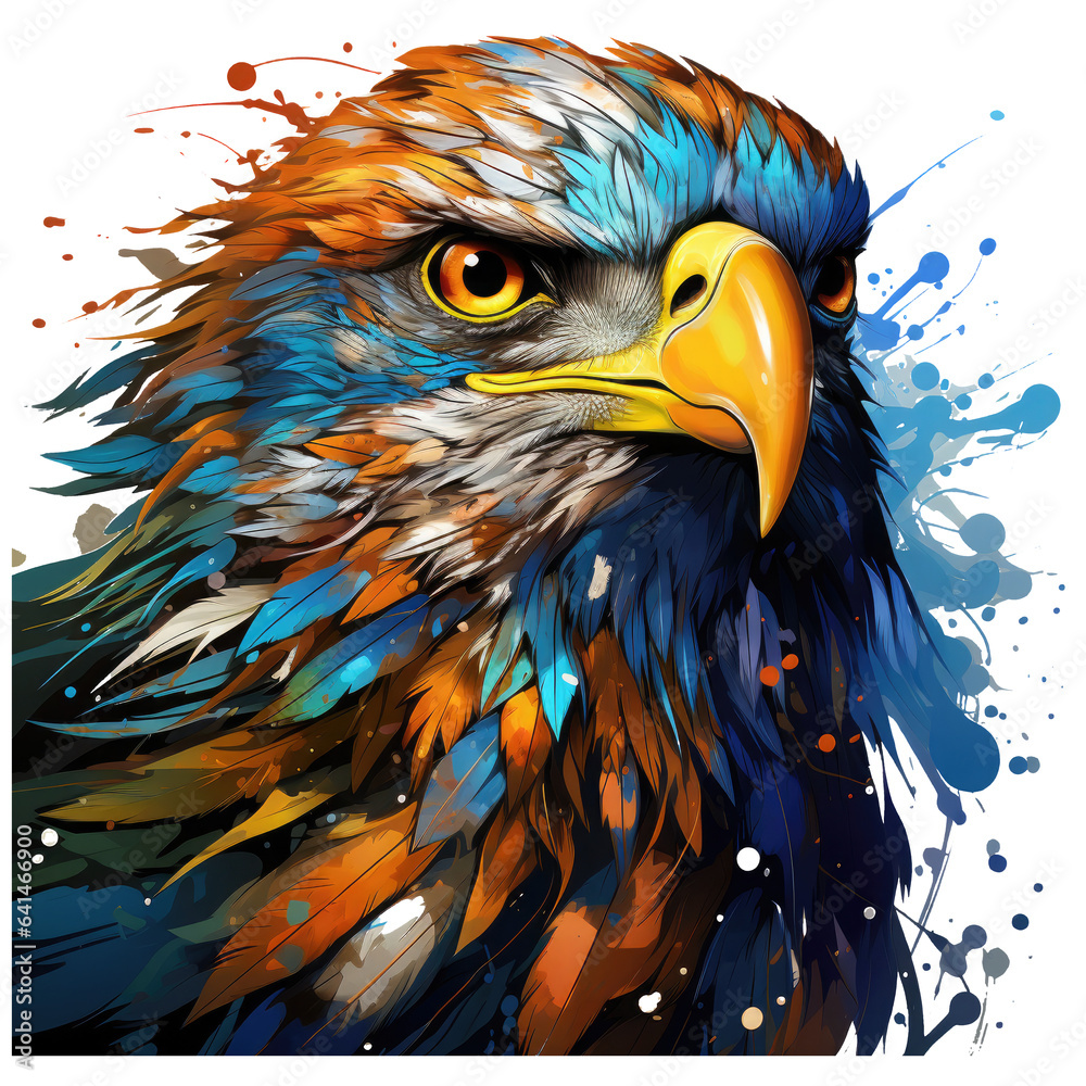 An eagle t-shirt design inspired by Native American art, the eagle ...