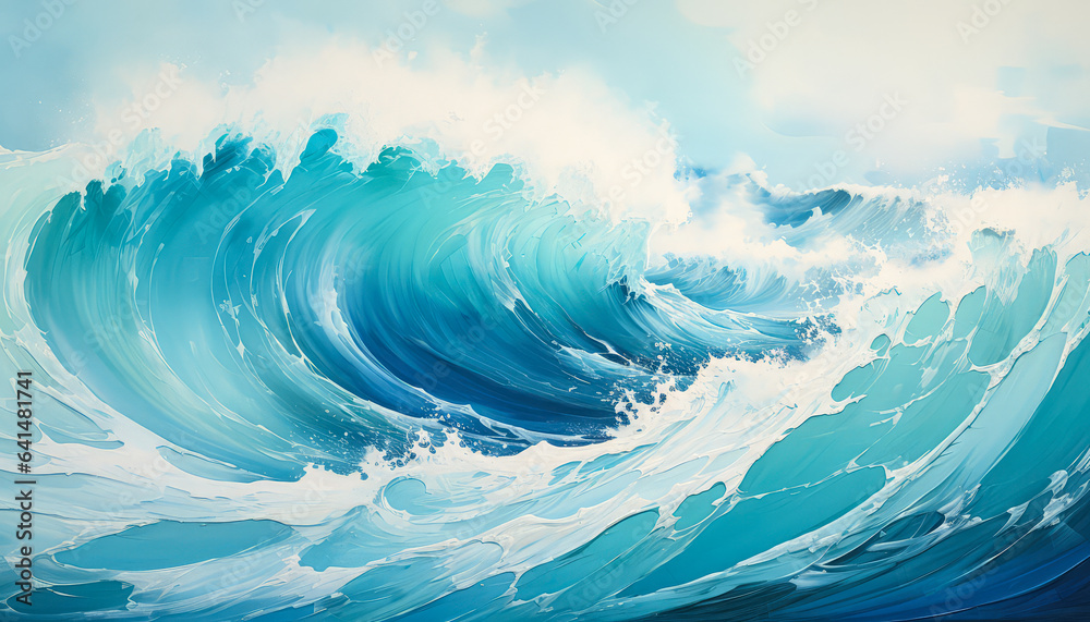 Dive into the mesmerizing beauty of the ocean with its brilliant azure ...