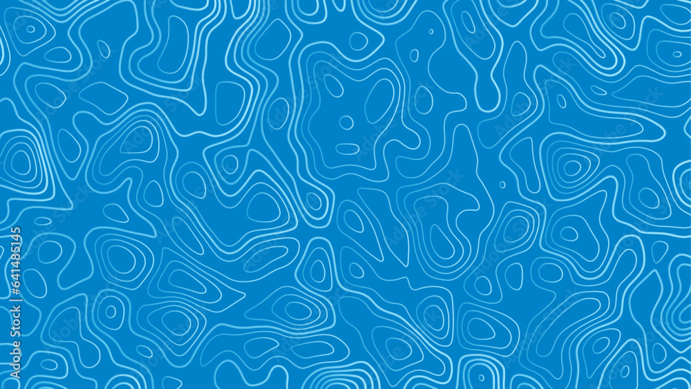 Topography design papercut,blue background vector illustration digital ...