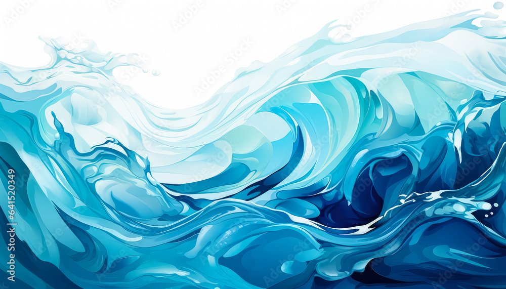 Ocean's Visual Symphony Water Wave Designs, Azure Waves, and Coastal ...
