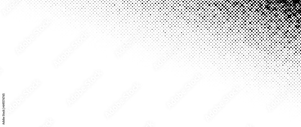 Corner halftone texture. Dotted gradient pattern background. Abstract ...