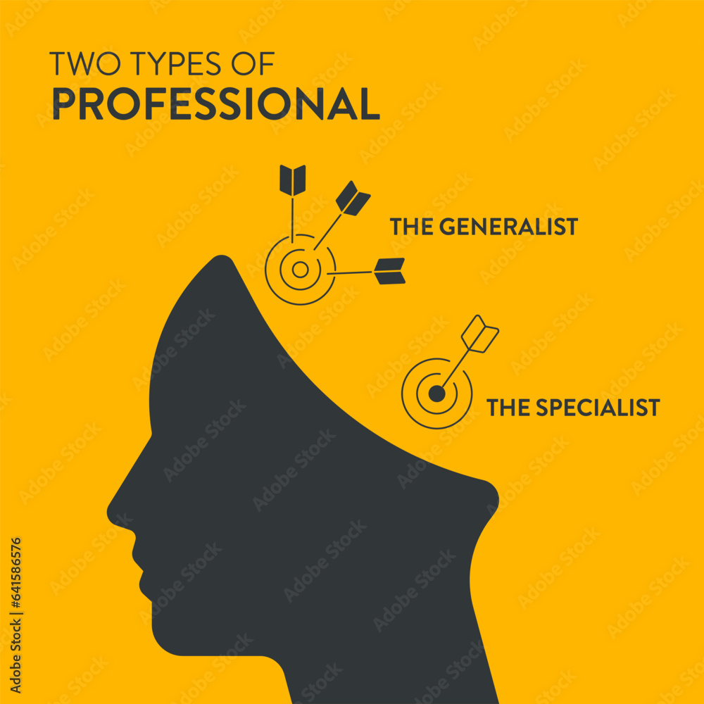 Two types of professional model framework infographic diagram with icon ...