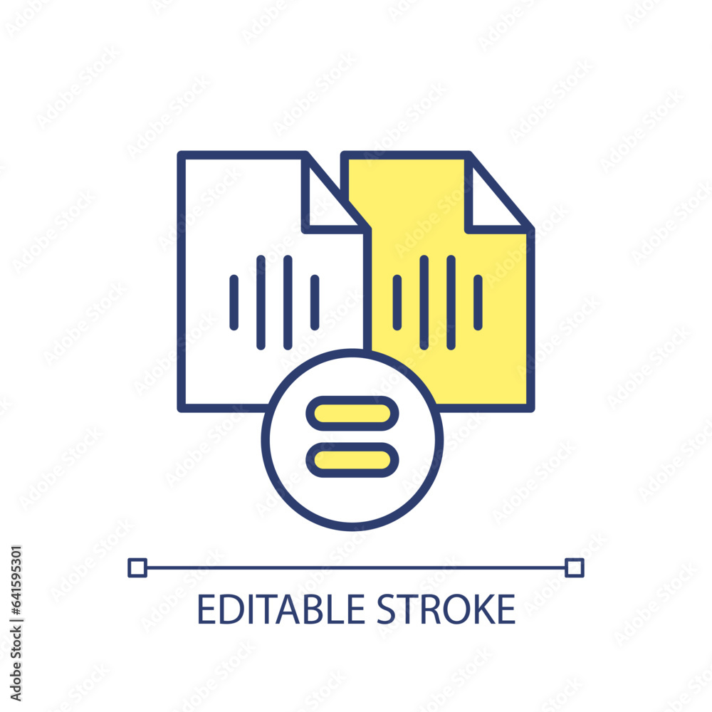 2D editable voice cloning icon representing voice assistant, isolated ...