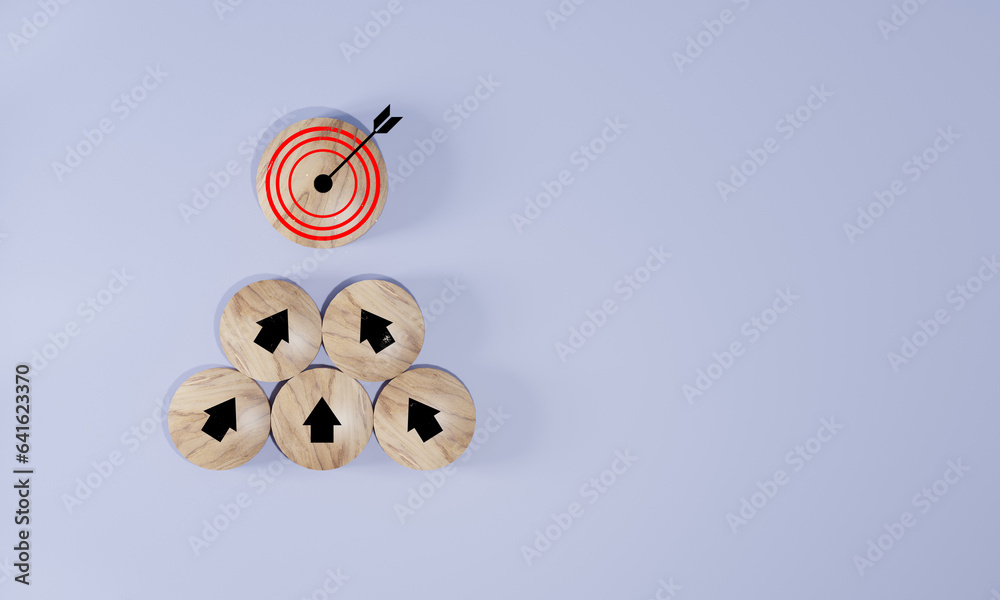 Virtual target board and arrow which print screen to wooden cube block ...