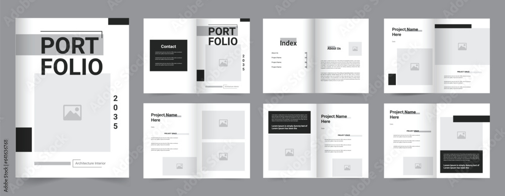 Professional Modern Portfolio Design, Architecture Portfolio or ...