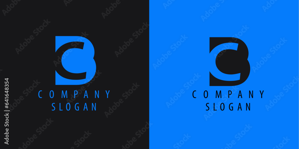 alphabet logo that consist of 2 letters into one logo which is uniqe ...