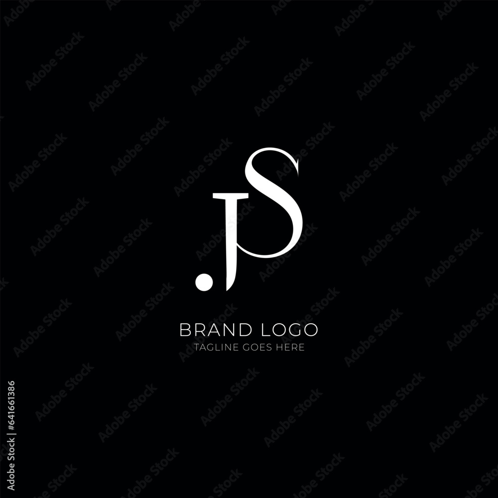Letter js logo,letter sj logo,brand logo,luxury logo. Initial letter JS ...