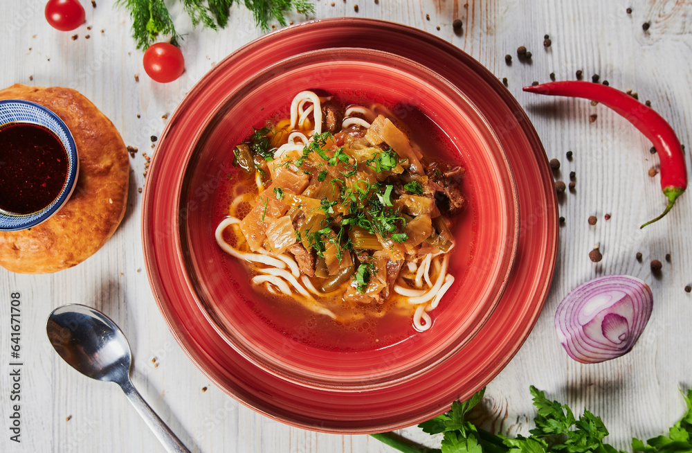 Uyghur Laghman Noodles Silk Road Chef Noodles Laghman