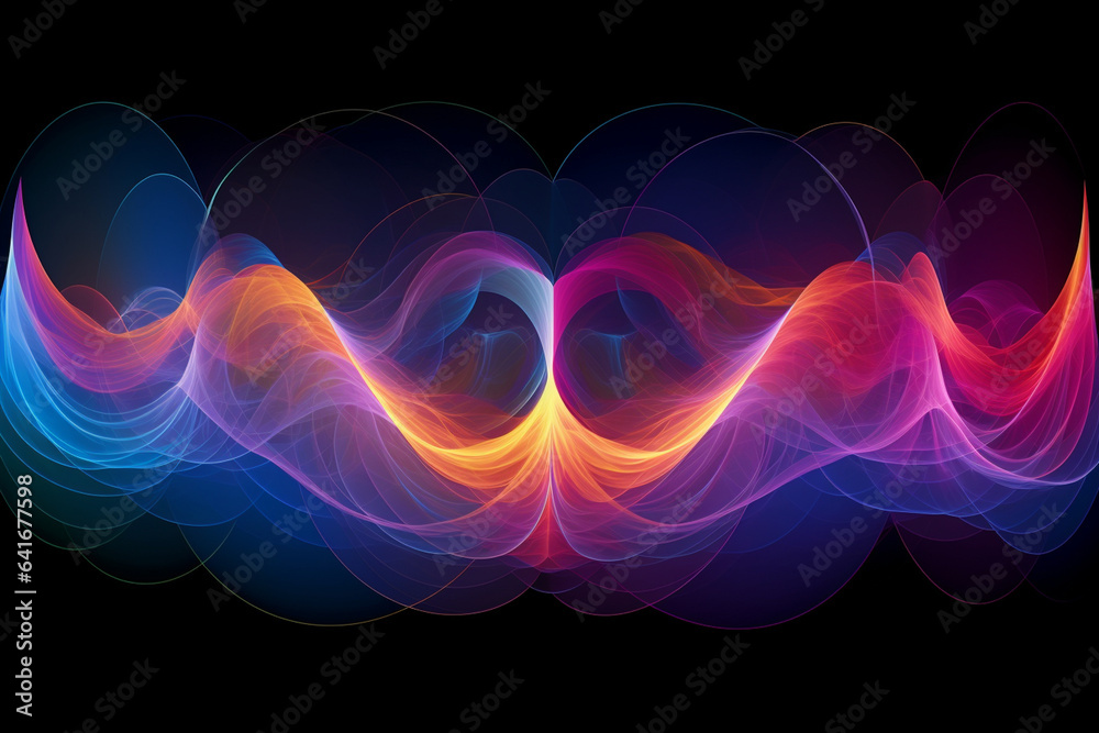 Visualization of heartbeats and their synchronized rhythm, illustrating ...