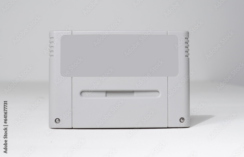 A blank for mockup retro vintage super nintendo entertainment system ...