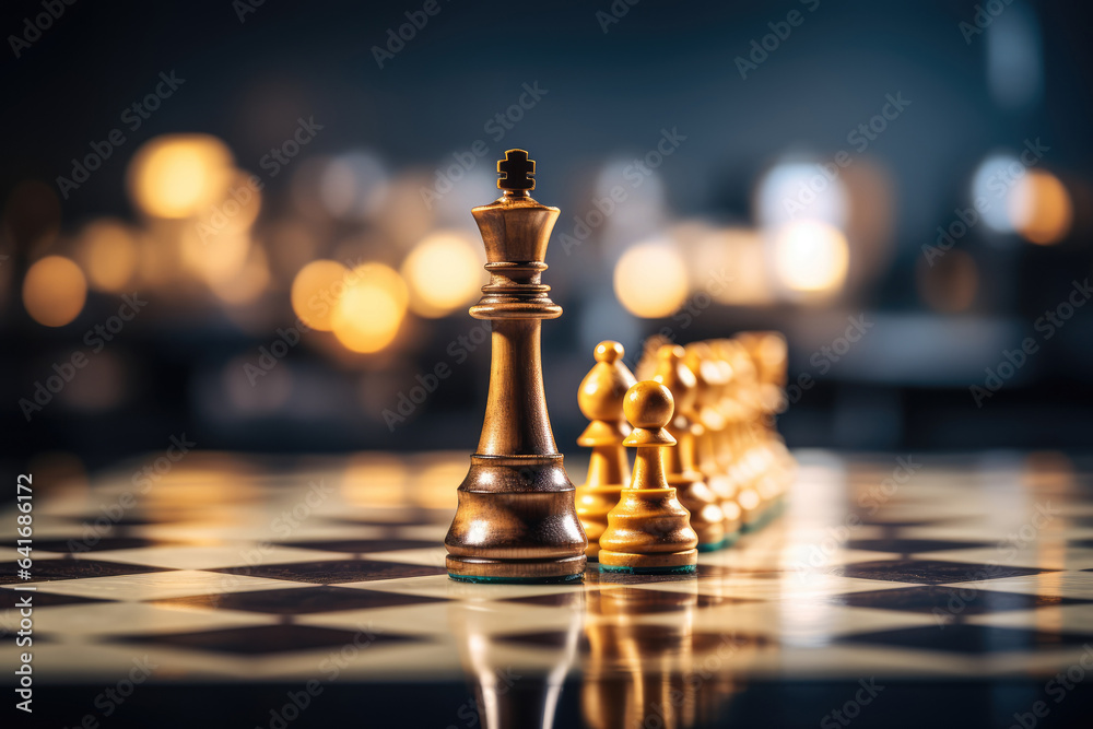 Chess Pieces, Figures on a Chess Board, Soft Focus - Strategic Arena ...