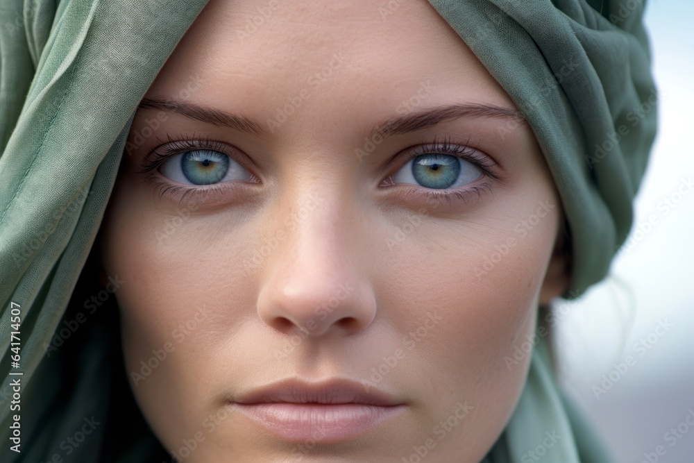 Close-up portrait photography of a tender girl in her 30s rolling eyes ...
