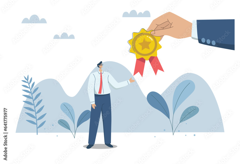 Employee support, congratulations and positive appreciation with bonus ...