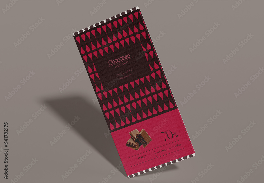 Chocolate Bar Mockup Stock Template | Adobe Stock