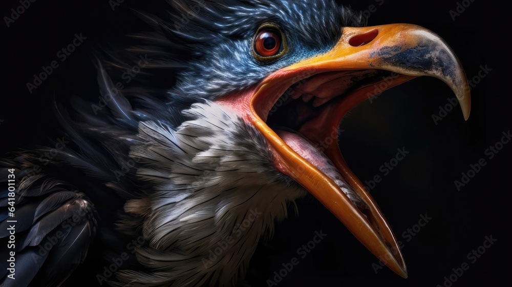 Engaging Angry Bird Image. Experience the Fiery Expression of a Furious ...