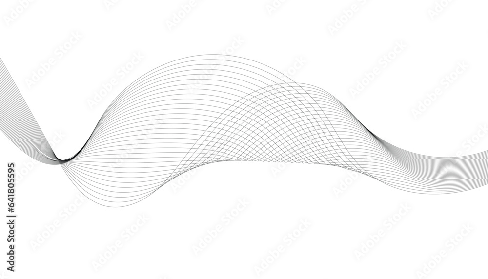 Abstract wave element for design. Digital frequency track equalizer ...