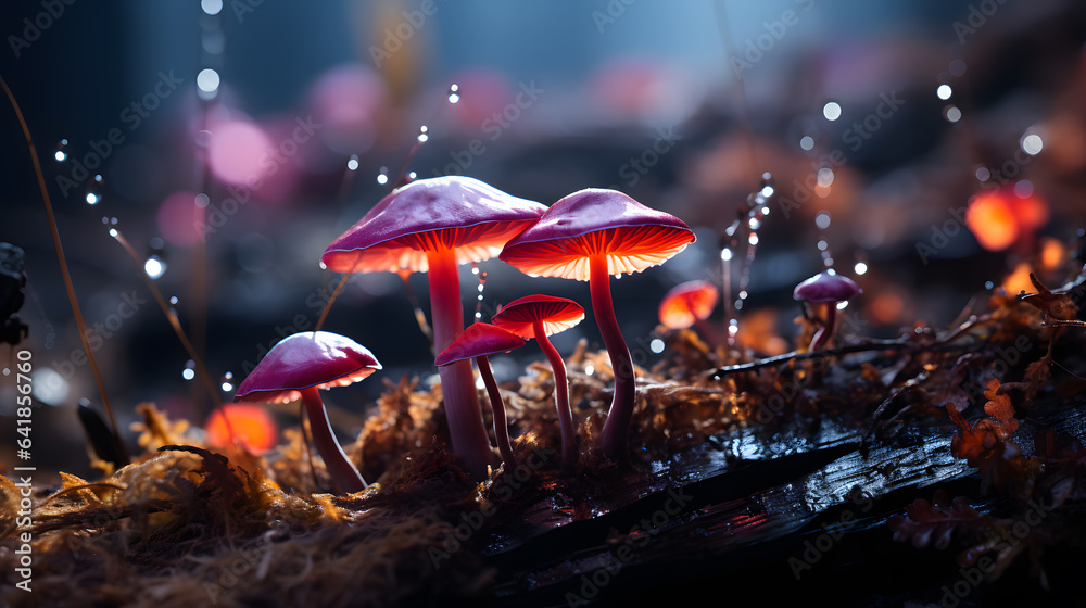Mushroom Wallpaper ,Fantasy Wallpaper, 4K, Mushroom Light, Fantasy ...