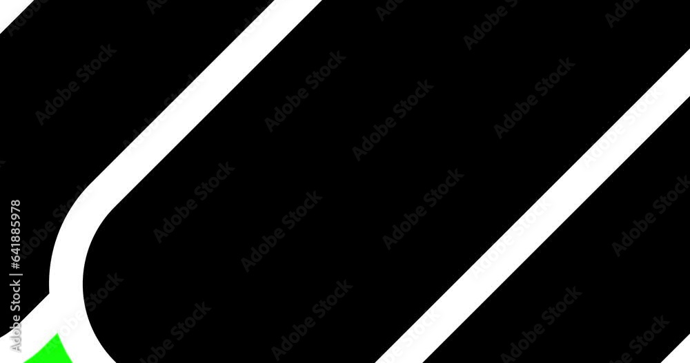 Simple geometric shapes slide transition animation. Modern round shapes ...