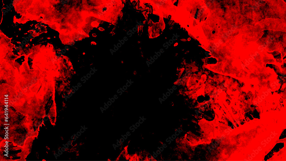Dark Red horror scary background. grunge horror texture concrete. Red ...