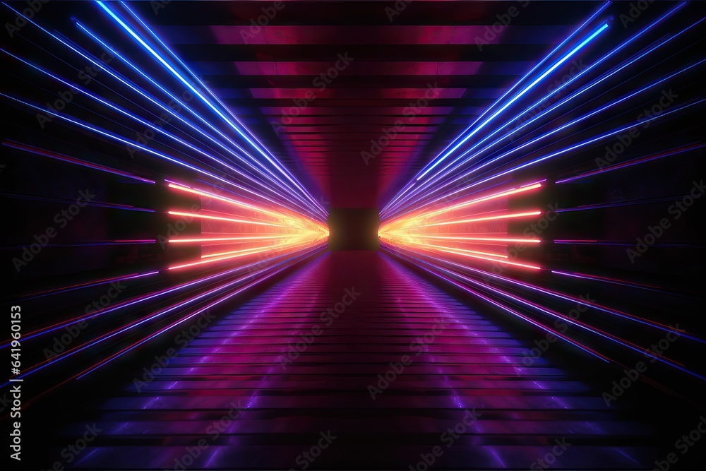 vibrant abstract cl light glow room show Laser graphic figure shape ...