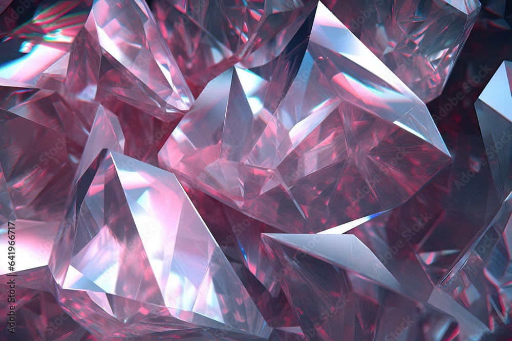 gem macro shapes abstract triangular luxury rendering jewellery amond ...