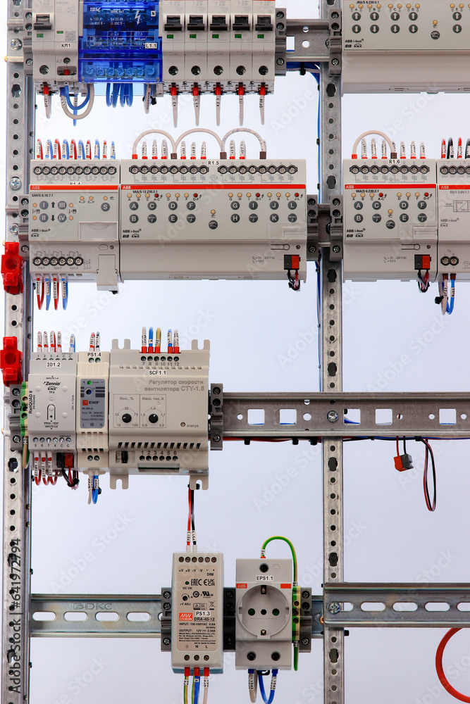 ABB automation modules for managing processes in apartments. Smart home ...