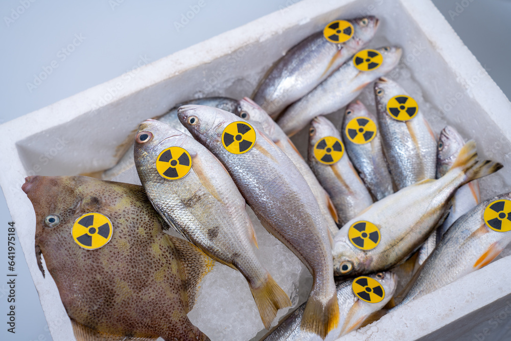 Radioactive Contaminated Fish Concept Stock Photo | Adobe Stock