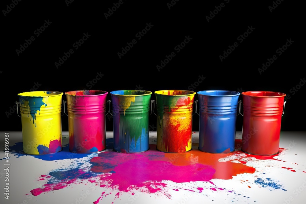 frame colourful cmyk image choice idea art dye bucket magen messy cyan ...